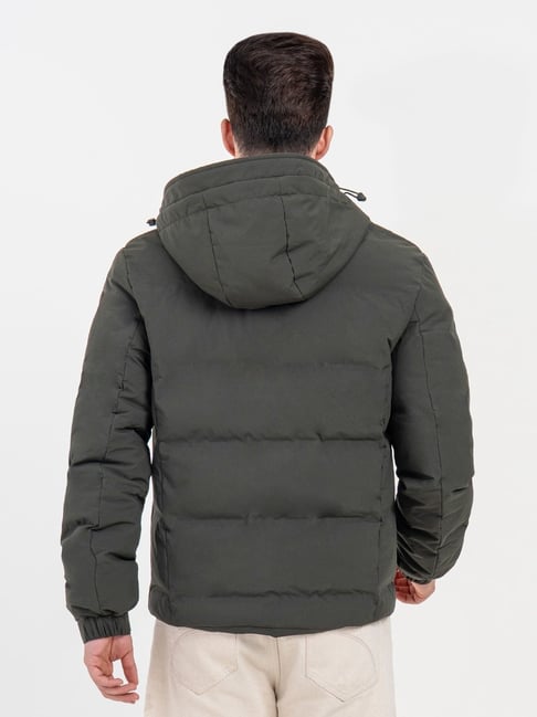 Red Tape Olive Jackets for Men