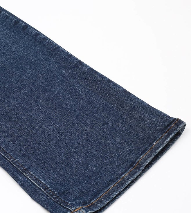 Tommy Hilfiger Mens Blue Regular Fit Jeans