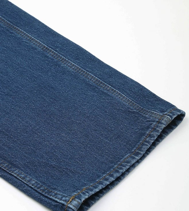 Tommy Hilfiger Mens Blue Regular Fit Jeans