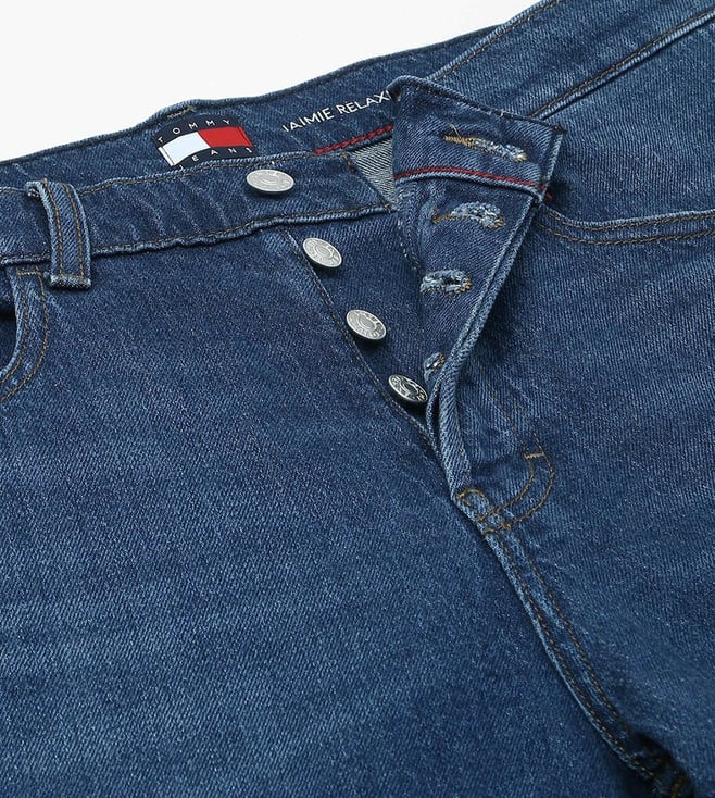 Tommy Hilfiger Mens Blue Regular Fit Jeans