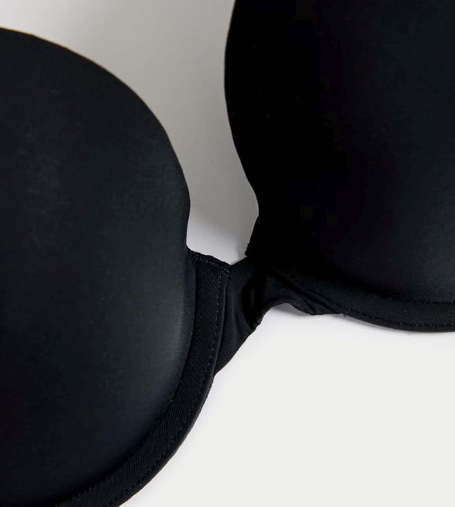 Marks & Spencer Black Flexifit Wired Push-Up Plunge Bra (A-E)