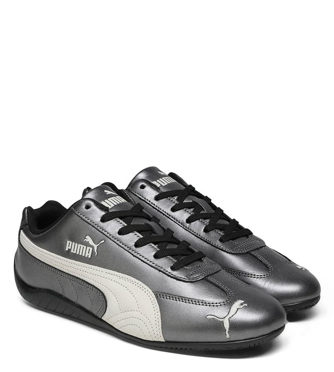 Puma Men's Speedcat Black & Warm White Sneakers
