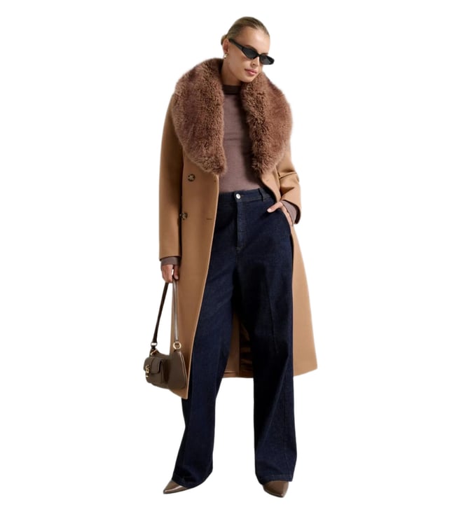 Chelsea DB Fur Collar Coat