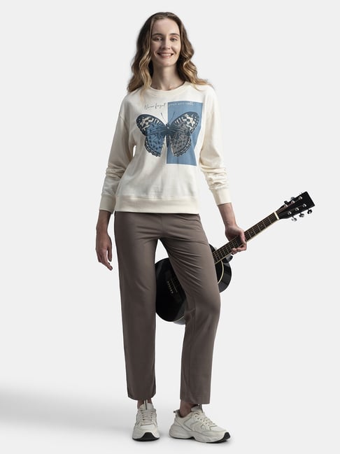 Women's Clothing Jockey Western wear Brown Leggings with Regular Fit