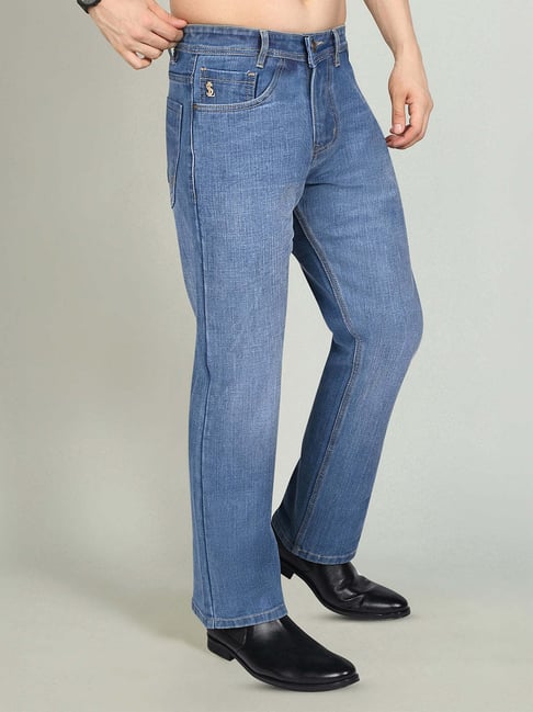 Louis Stitch Jeans for Men in Blue