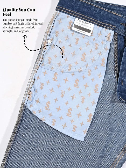 Louis Stitch Men Jeans in Stretchable Premium Cotton.