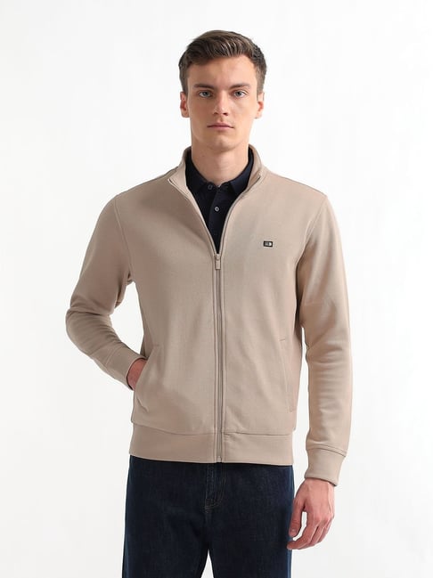 Arrow Sport Sweatshirts for Men in Beige