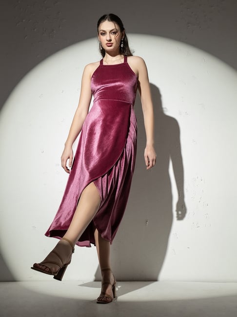 Women's Clothing Mabish By Sonal Jain Western wear Pink Dresses with ...