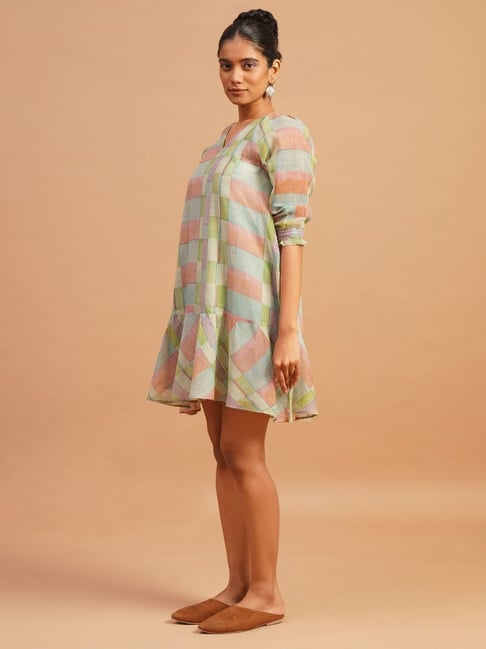 Women's Clothing Jaypore Western wear Multicolour Dresses