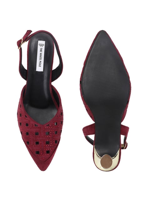 The White Pole Women Ethnic with TPR Sole
