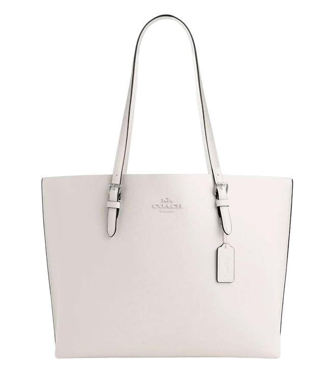 Coach White Mollie Large Tote