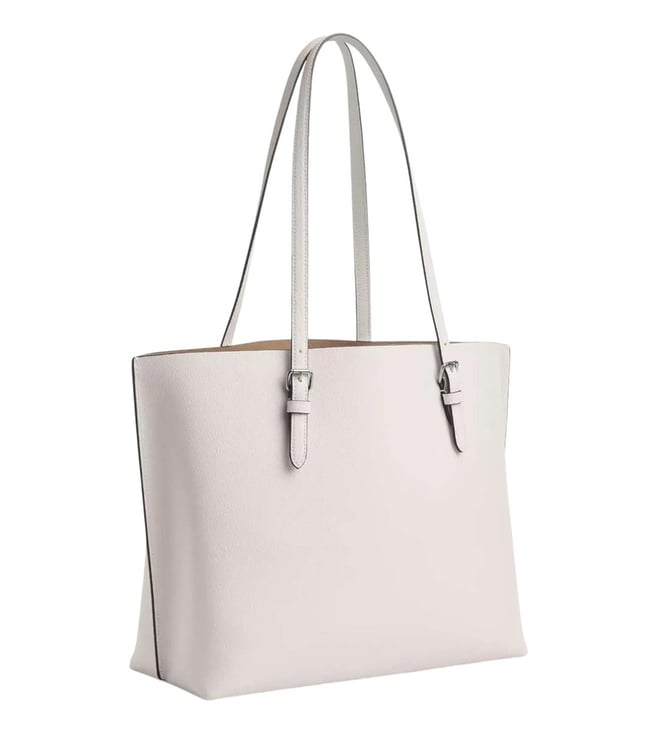 Coach White Mollie Large Tote