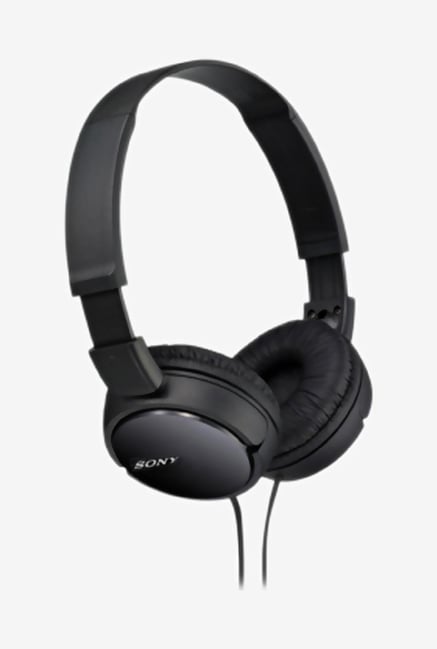 Buy Sony MDR-ZX110/B On the Ear Headphone (Black) online at TATACLiQ.com