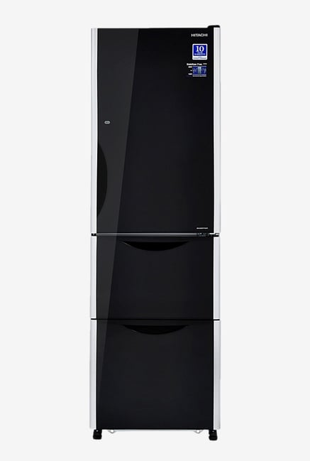 Buy Hitachi R-SG38FPND 404L 5S Triple Door Refrigerator (Black) Online ...