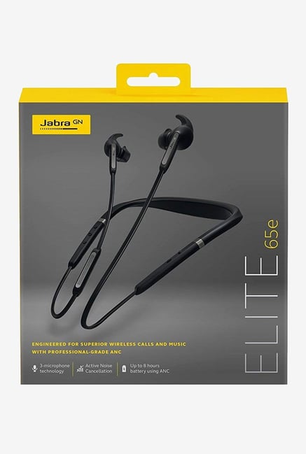 Buy Jabra Elite 65e Wireless Earphones with ANC (Titanium Black) Online ...