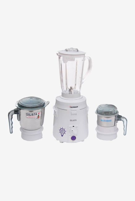 Buy Sujata Supermix 900W 3 Jars Mixer Grinder (White) Online At Best ...