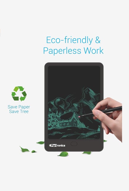 Portronics POR-942 RuffPad 12 Plus 12 Inch Re-Writable LCD Pad with ...