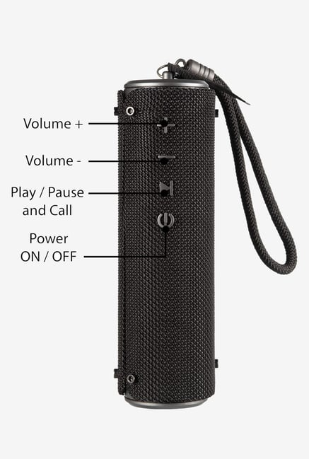 Buy Boat Stone Grenade XL 10W Bluetooth Speaker (Charcoal Black) Online ...