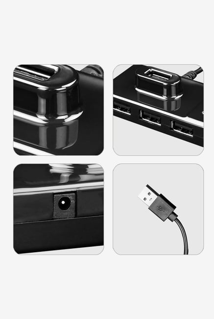 Buy Zebronics ZEB-100HB High Speed 2.0 4 Port USB Hub (Black) Online at ...