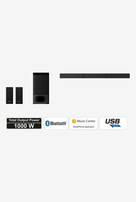 Buy Sony HT-S500RF 1000W Bluetooth Soundbar (Black) Online At Best ...