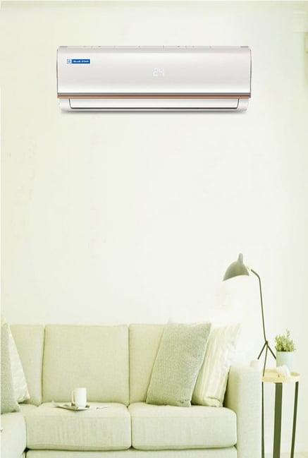 Buy Blue Star 1 5 Ton Inverter 3 Star Copper Ic318rbtu Split Ac White