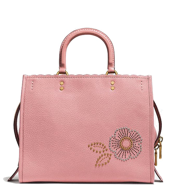 Buy Coach Peony & Brass Rogue Satchel for Women Online @ Tata CLiQ Luxury