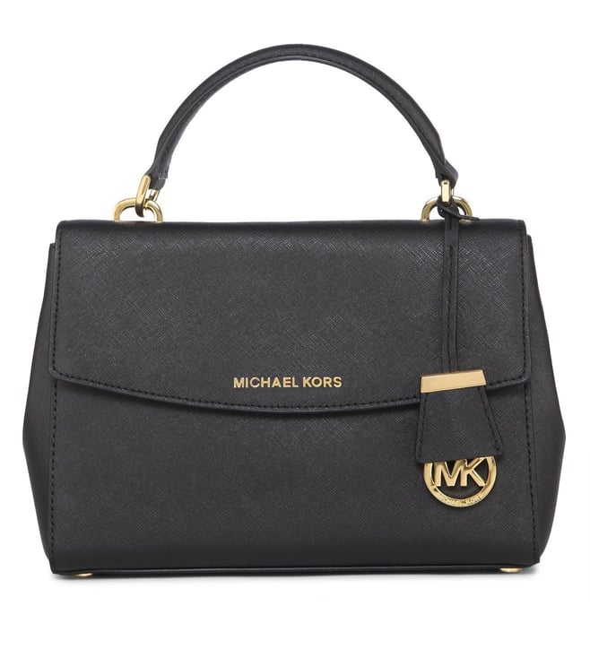 Buy MICHAEL Michael Kors Ava Black Satchel Bag for Women Online Tata CLiQ Luxury