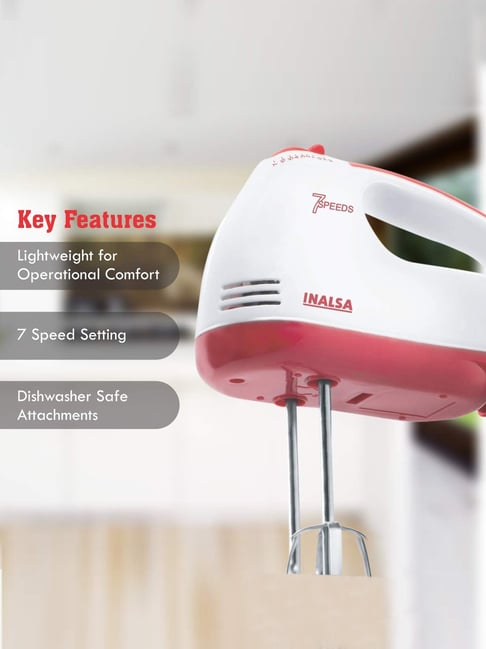 Inalsa Easy Mix 200W Hand Mixer Grinder (White/Black) from Inalsa at ...