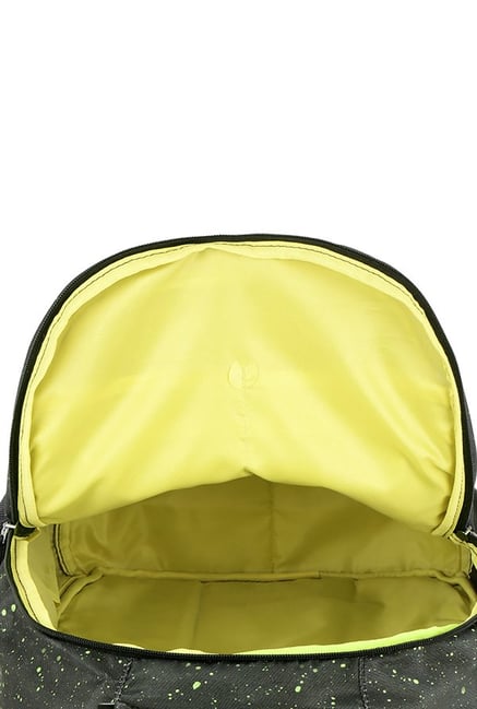 Buy Safari Freckle Black & Neon Green Color Block Backpack Online At ...