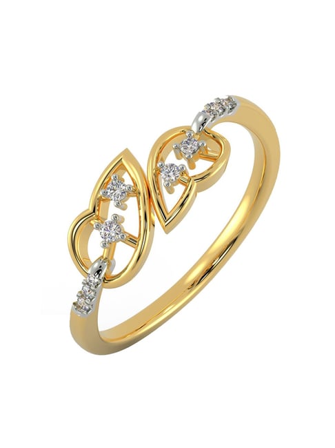 Malabar Gold and Diamonds 18 kt Gold & Diamond Ring-Malabar Gold and ...