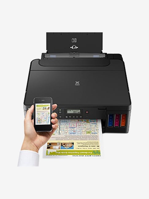 Canon PIXMA G5070 Single Function Wireless Ink Tank Printer (Black ...