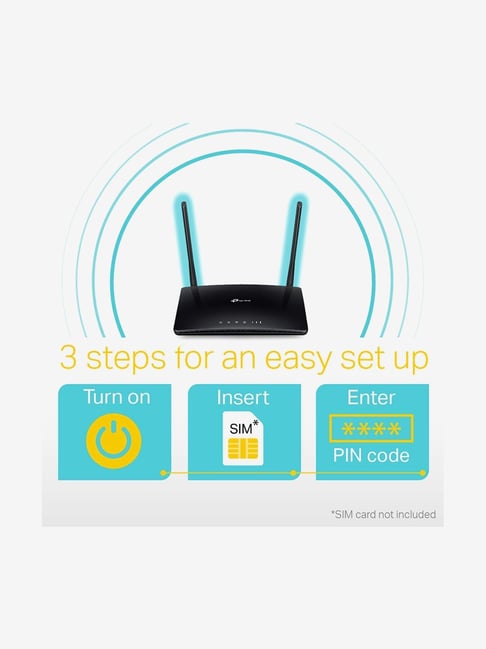 Buy TP-Link Archer MR400 Wireless Dual Band 4G LTE Router (Black ...