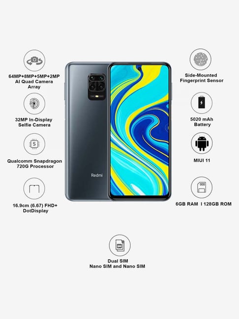 Buy Xiaomi Redmi Note 9 Pro Max 128 GB (Interstellar Black) 6 GB RAM ...