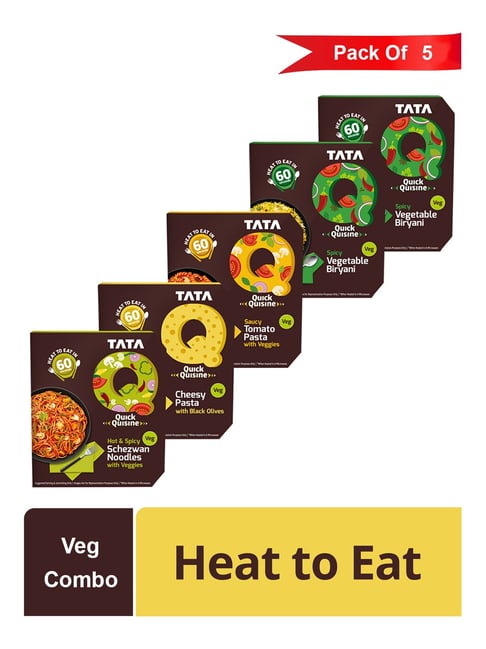 Buy Tata Q Ready to Eat Veg Combo - Pack of 5 at Best Price @ Tata CLiQ