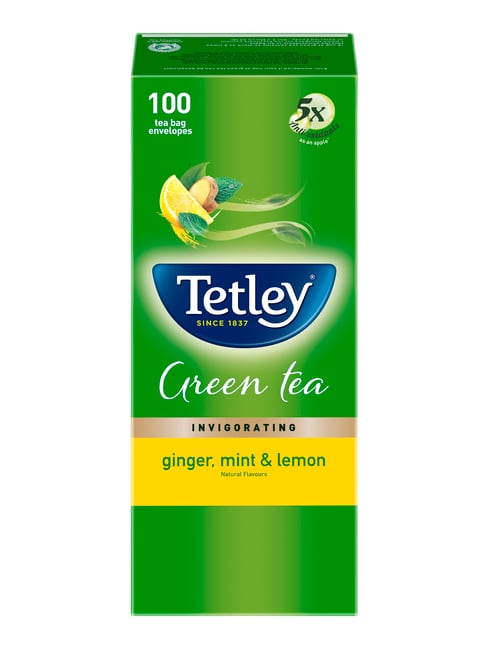 Buy Tata Tea Gemini Dust 1 Kg Standi Pack & Tetley Ginger Mint Lemon ...