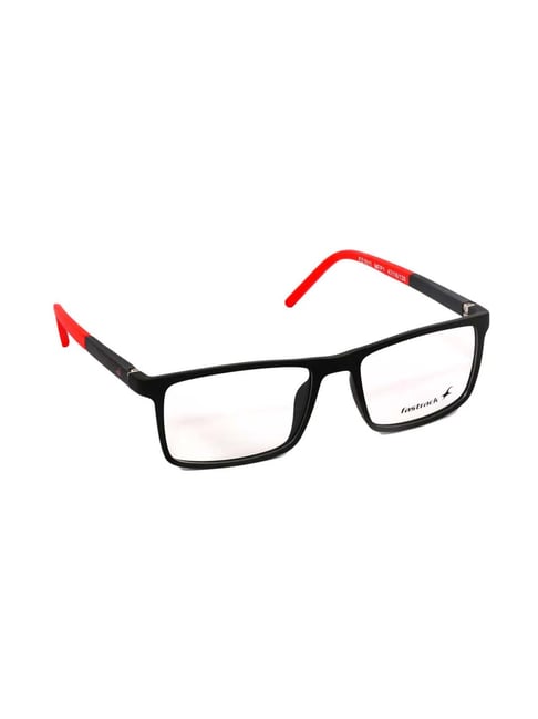 Buy Fastrack FZ1011MFP1 Black Full Frame Rectangular Frame For Men At ...