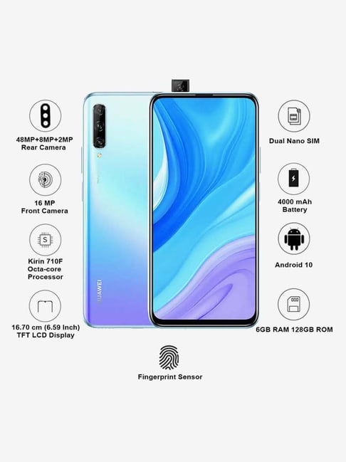Buy Huawei Y9s 128 GB (Breathing Crystal) 6 GB RAM, Dual SIM 4G Online at Best Prices | Tata CLiQ