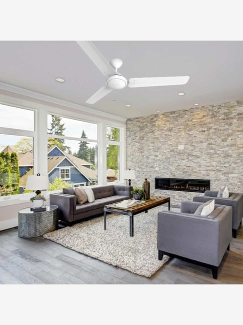Atomberg Efficio 1200 mm 3 Blades Ceiling Fan with Remote (White) from ...