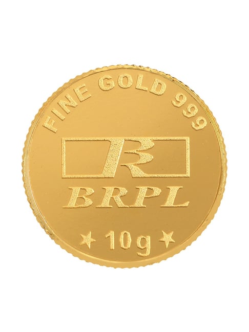 Buy Bangalore Refinery 24k (999) 10gm Gold Coin Online At Best Price ...
