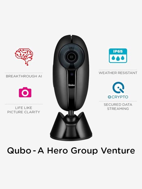 Qubo Smart Home Security Camera by Hero Group - 1080p WiFi Camera from ...