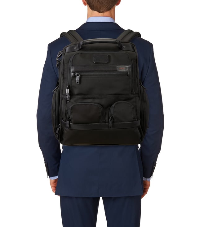 Buy Tumi Black Alpha Compact Laptop Brief Pack for Men Online @ Tata ...