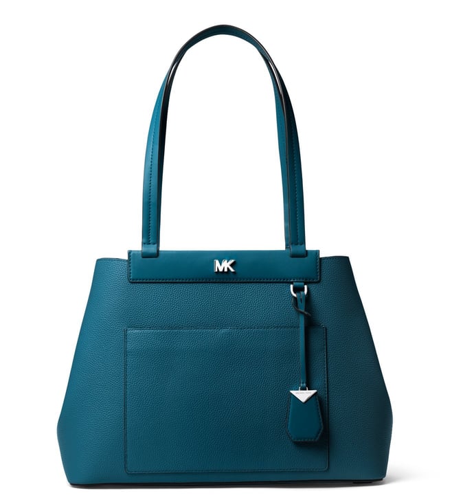 Buy MICHAEL Michael Kors Luxe Teal Meredith Tote for Women Online Tata CLiQ Luxury