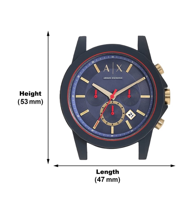 Buy Armani Exchange AX1335 Outer Banks Chronograph Watch for Men Online ...