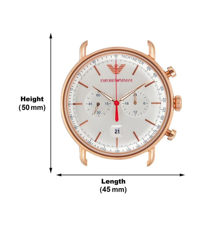 Buy Emporio Armani AR11123 Aviator Chronograph Watch for Men Online ...