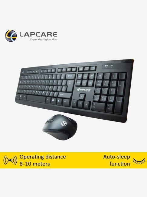 Buy Lapcare L901 Wireless Keyboard and Mouse (Black) Online At Best ...