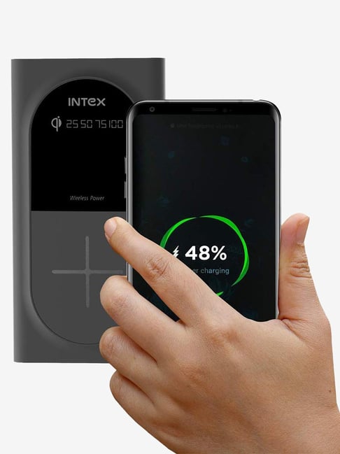 Buy Intex PB-10K Poly-4 10000mAh Wireless Charging Power Bank Online At ...