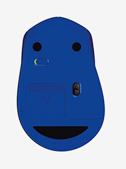 Buy Logitech M331 Silent Plus Wireless Mouse with Nano Receiver (Blue ...