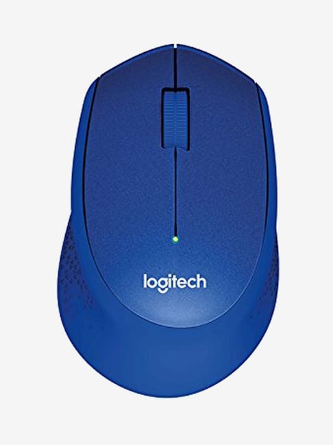 Buy Logitech M331 Silent Plus Wireless Mouse with Nano Receiver (Blue ...