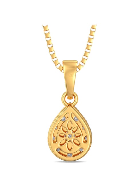 Buy Joyalukkas 18 kt Gold & Diamond Pendant without Chain Online At ...
