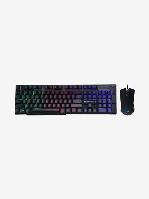 Buy Zebronics Zeb-Fighter Wired RGB Gaming Keyboard and Mouse Combo ...